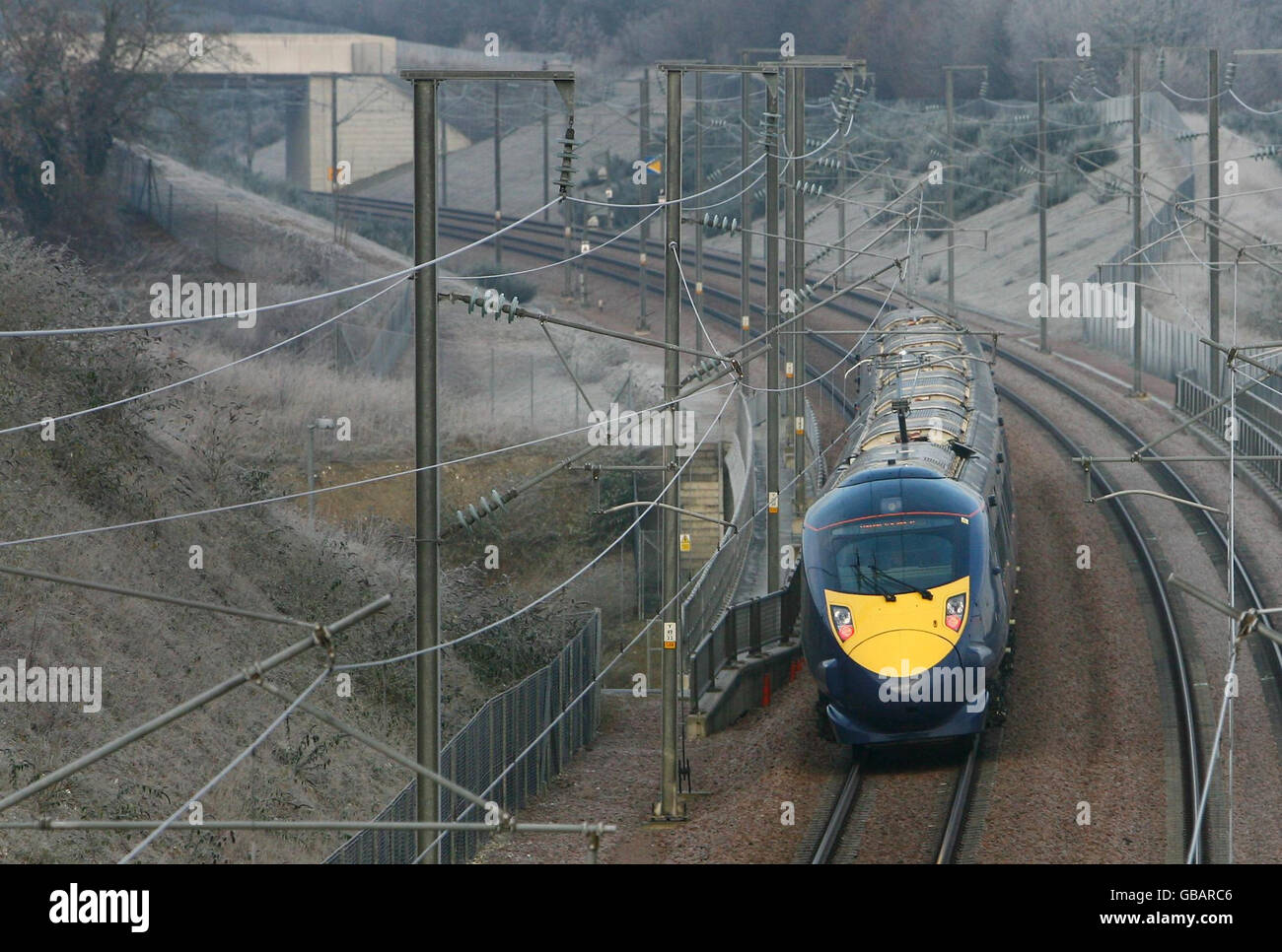 The new Hitachi-built Class 395 train heads for London almost a year to ...