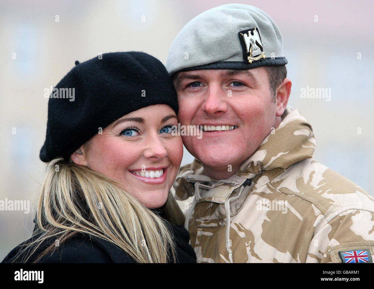 Royal Scots Dragoon Guards return to Wessex Barracks in Germany Stock ...
