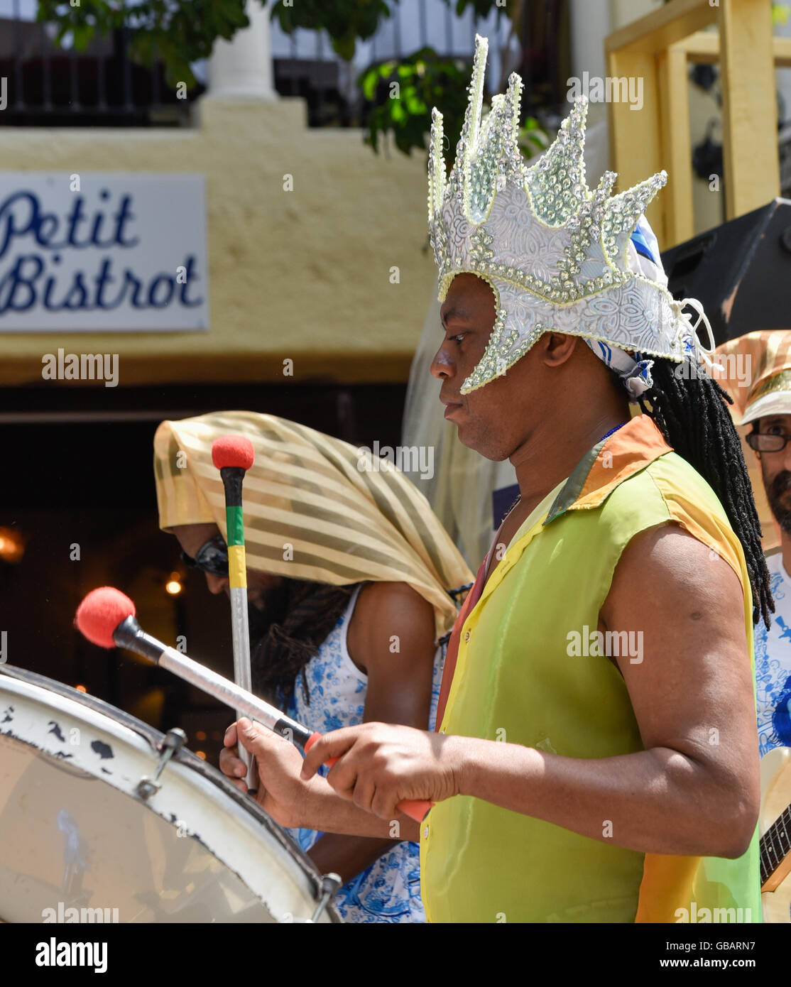 participants at the yearly Summer Solstice Parade in Santa Barbara ...