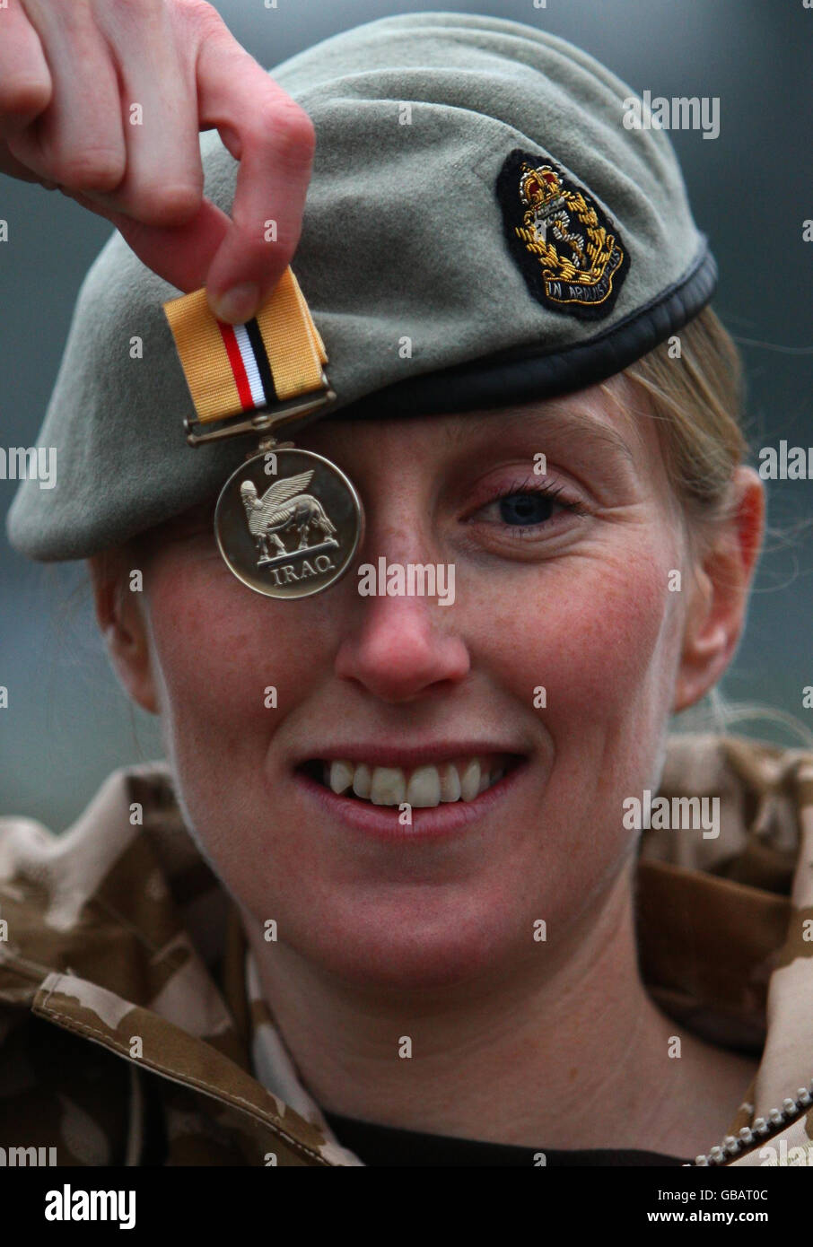 Royal Scots Dragoon Guards return to Wessex Barracks in Germany Stock ...