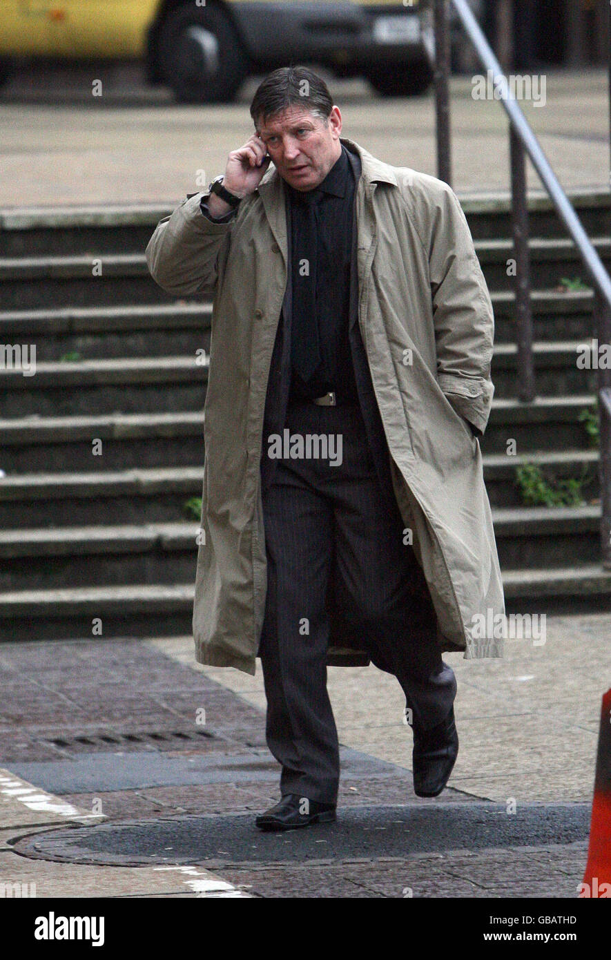 Joe McCormick, father of Sean Mercer, leaves Liverpool Crown Court ...