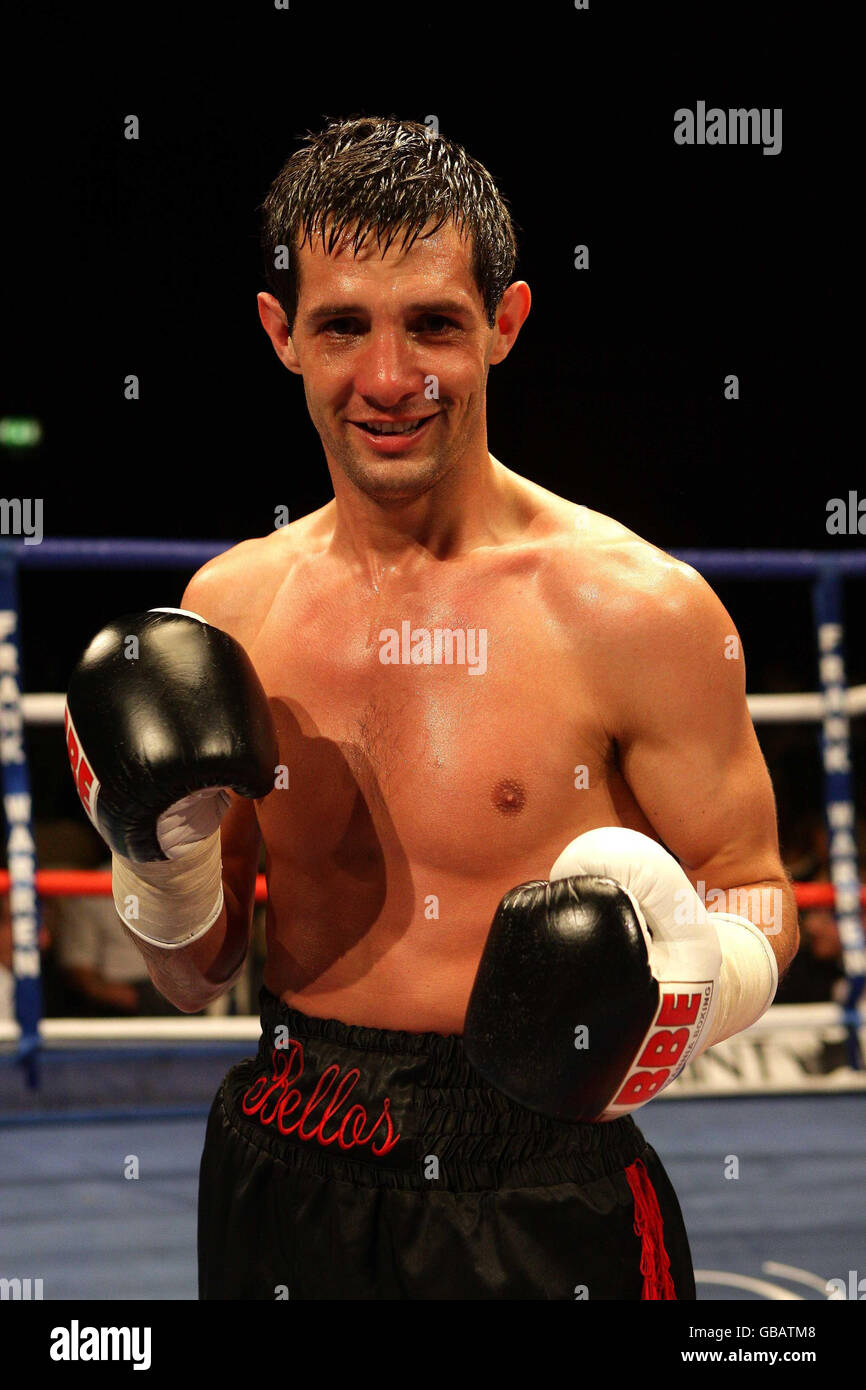 Manchester's Stephen Bell celebrates his victory over Birmingham's ...