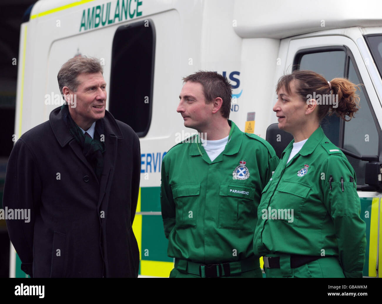 Justice Secretary Kenny MacAskill talks to talks to Rob Jeffrey and ...
