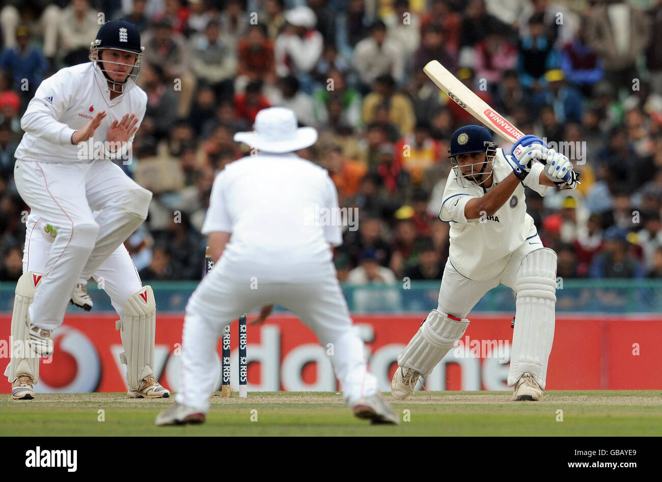 Cricket batting mid air jumping fielding hi-res stock photography and ...