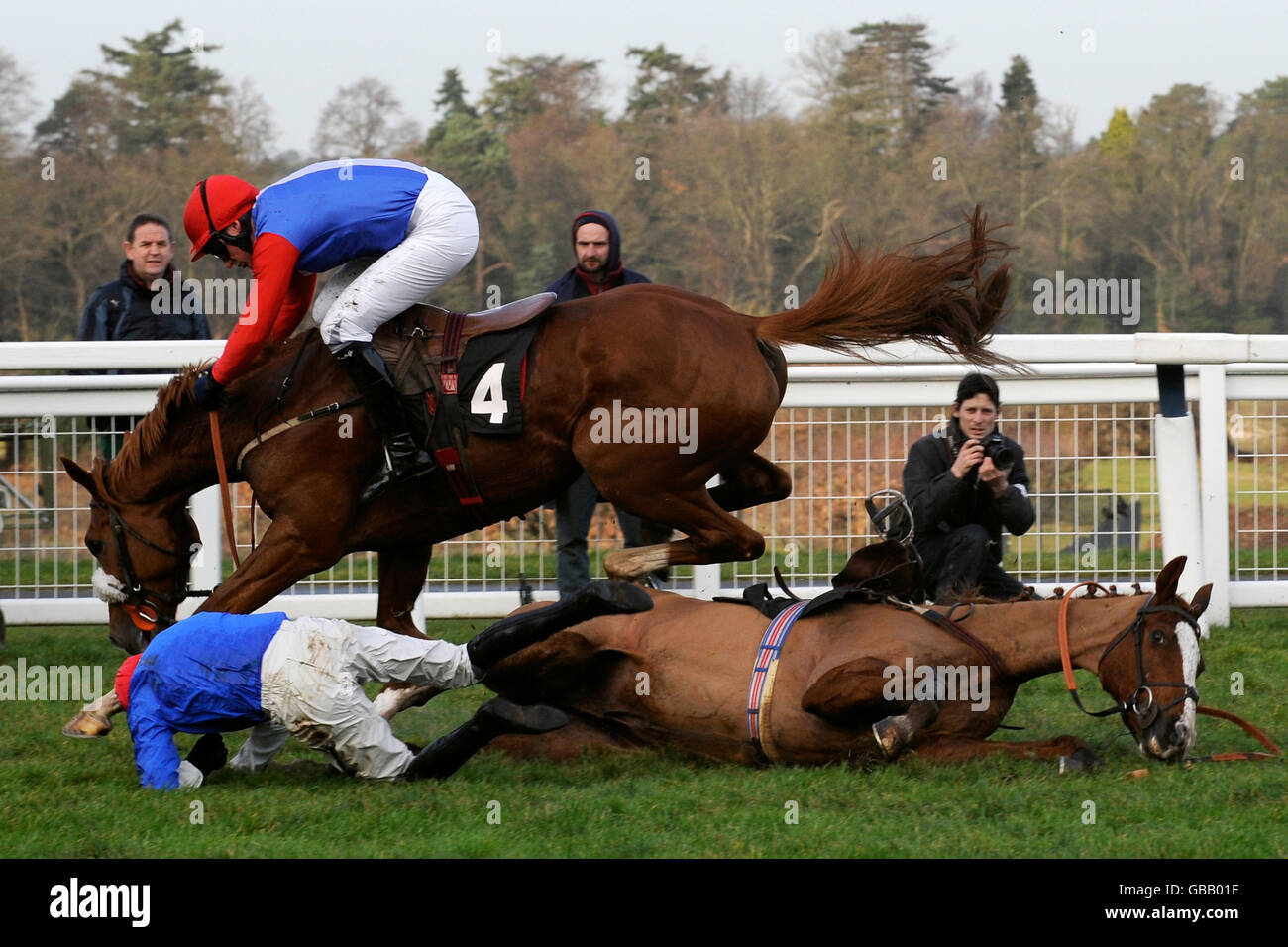 Horse falling down hi-res stock photography and images - Alamy