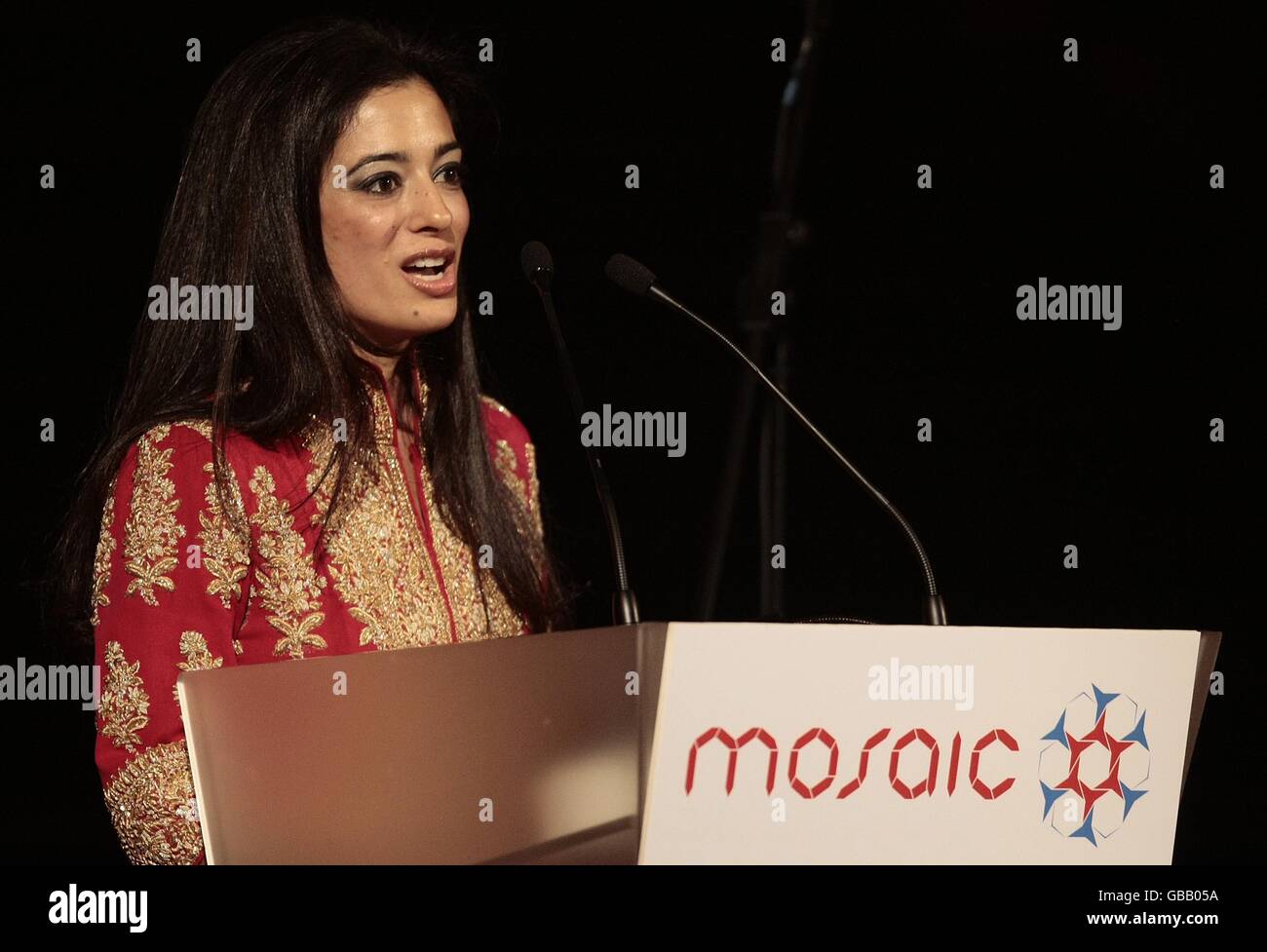 Princess Badiya bint El Hassan of Jordan speaks at the Mosaic Talent ...