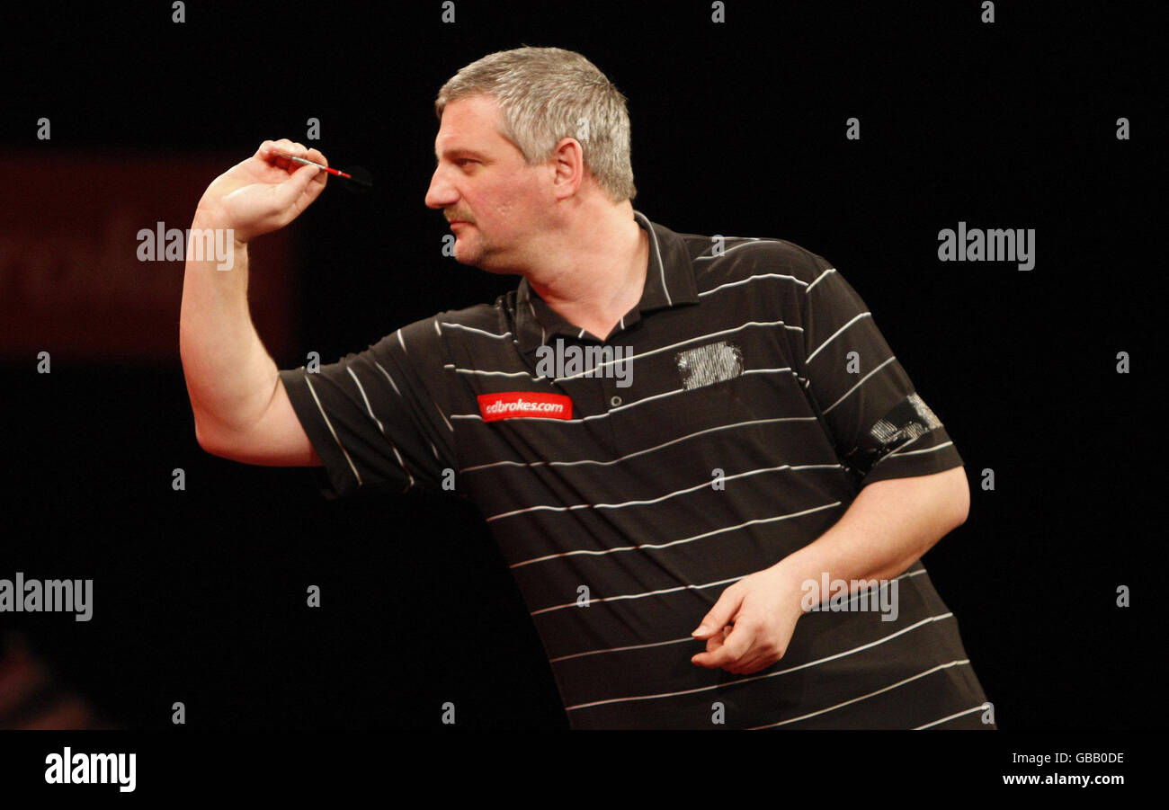 England's Wayne Jones in action against Scotland's Robert Thornton ...
