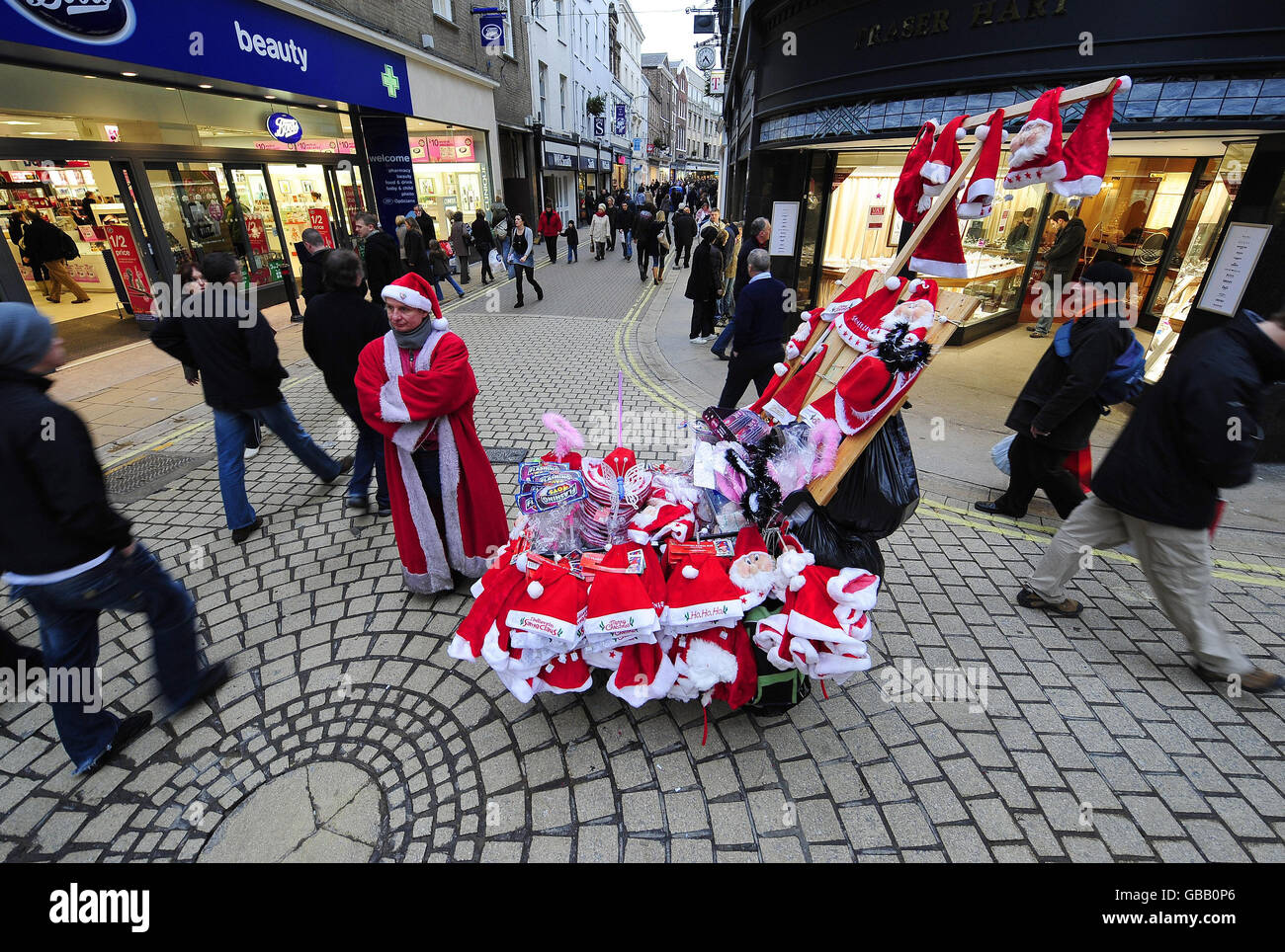 Trading centre shopping centre santa hi-res stock photography and ...