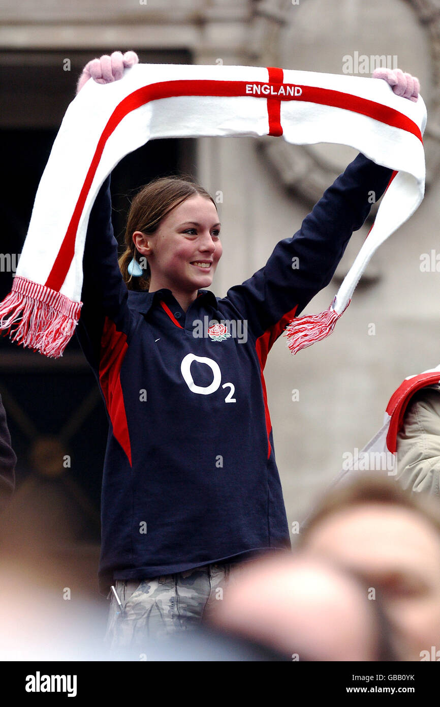 Rugby Union - World Cup 2003 - England Victory Parade Stock Photo - Alamy