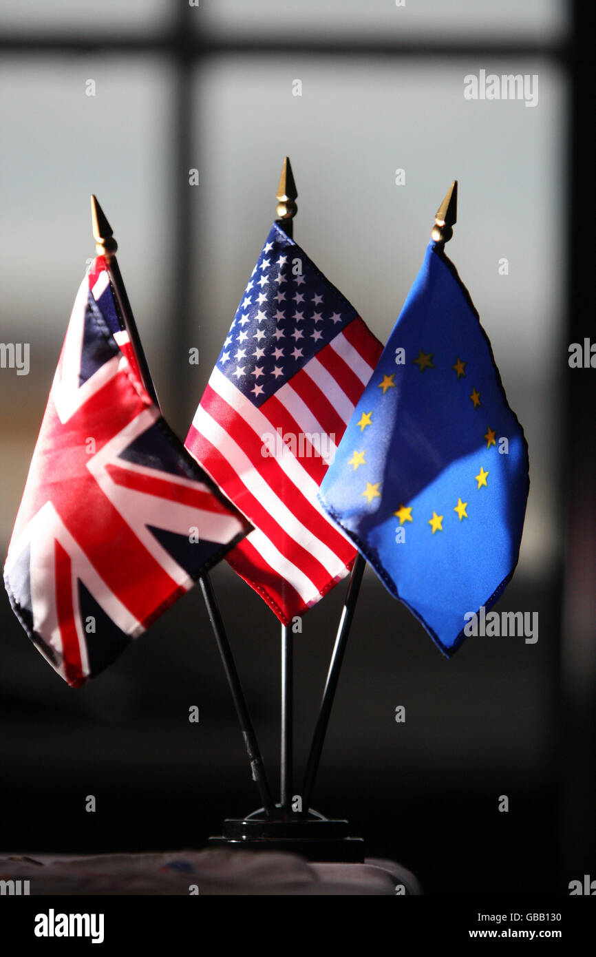 Generic photo of miniature flags of the united kingdom hi-res stock ...