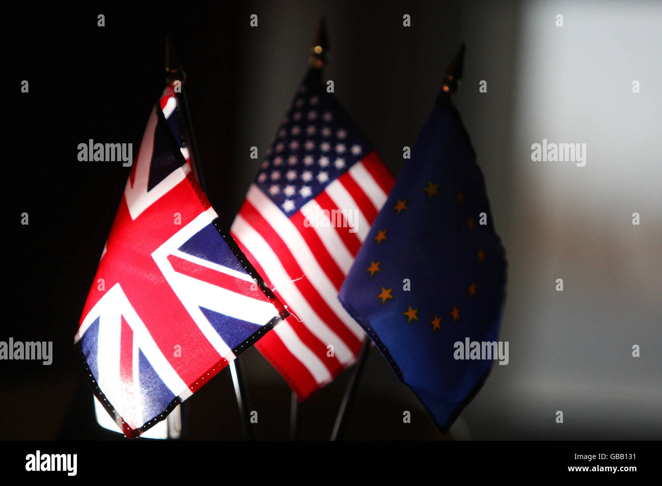 Generic photo of miniature flags of the united kingdom hi-res stock ...