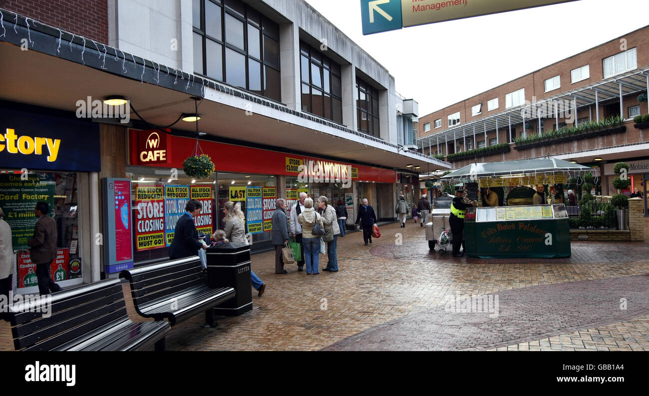 Exterior of the rear entrance to the Woolworths store in Sutton ...