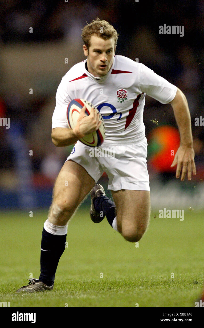 Rugby Union - England v New Zealand Barbarians. James Simpson-Daniel ...