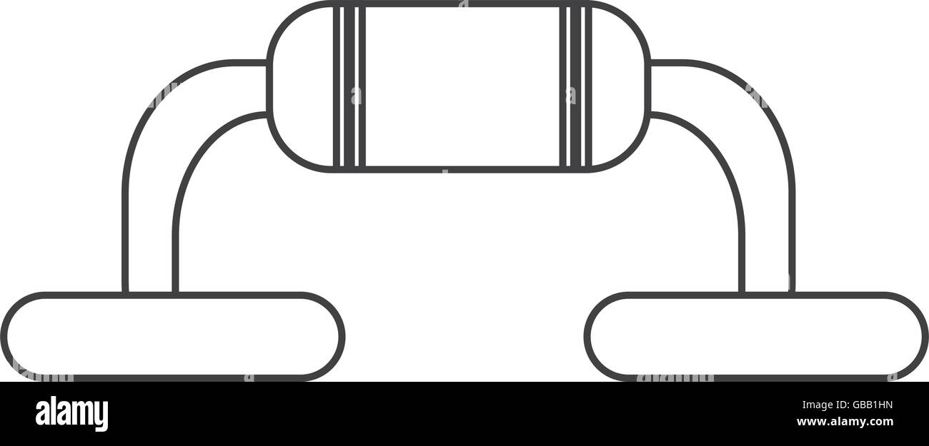 push up bars icon Stock Vector Image & Art - Alamy