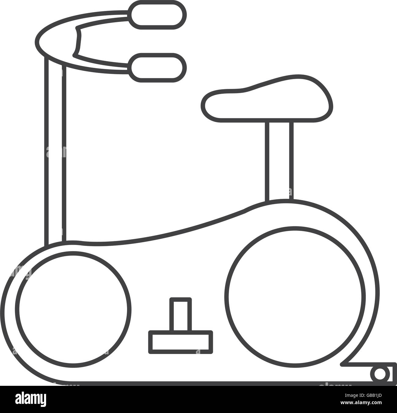 gym spinning bike icon Stock Vector Image & Art - Alamy