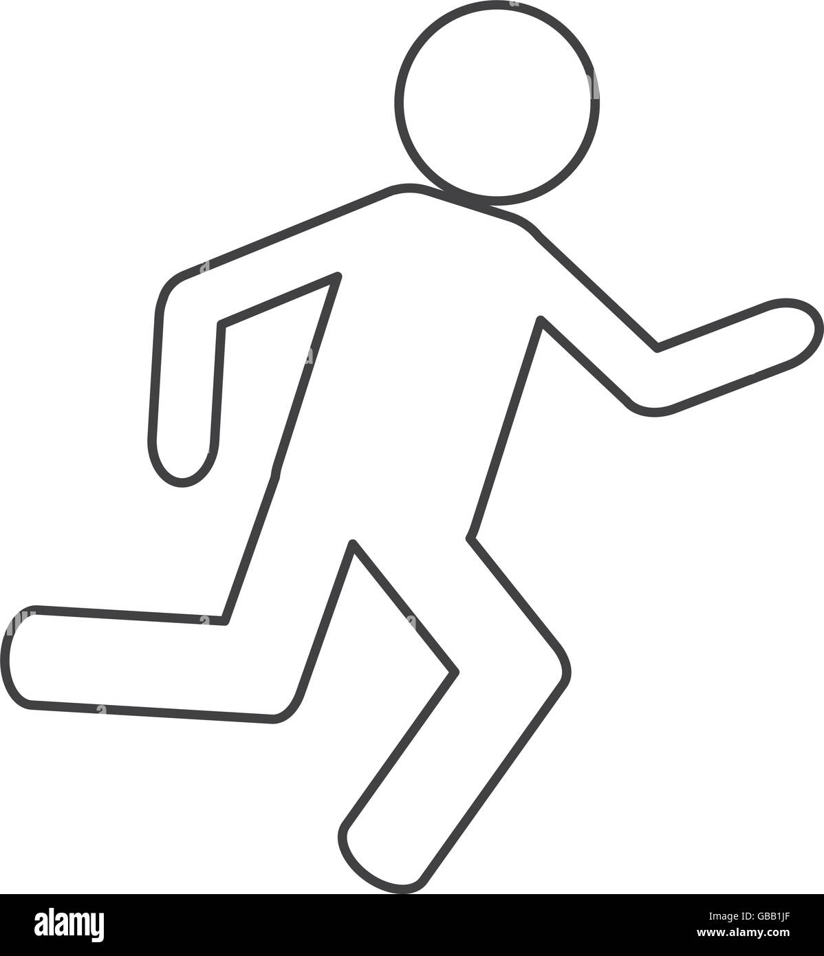 Run away boy Stock Vector Images - Alamy