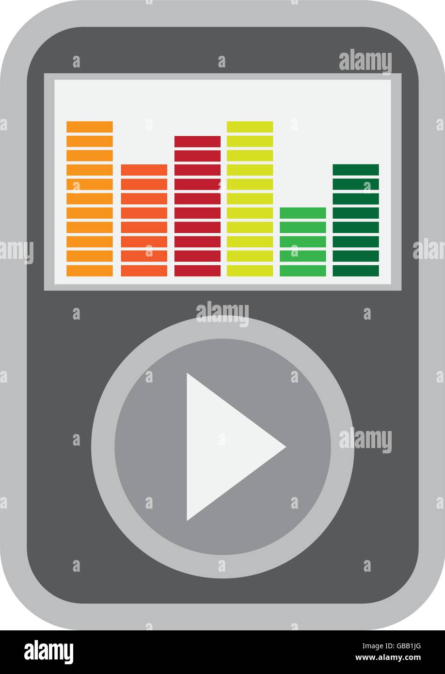 music player icon Stock Vector Image & Art - Alamy
