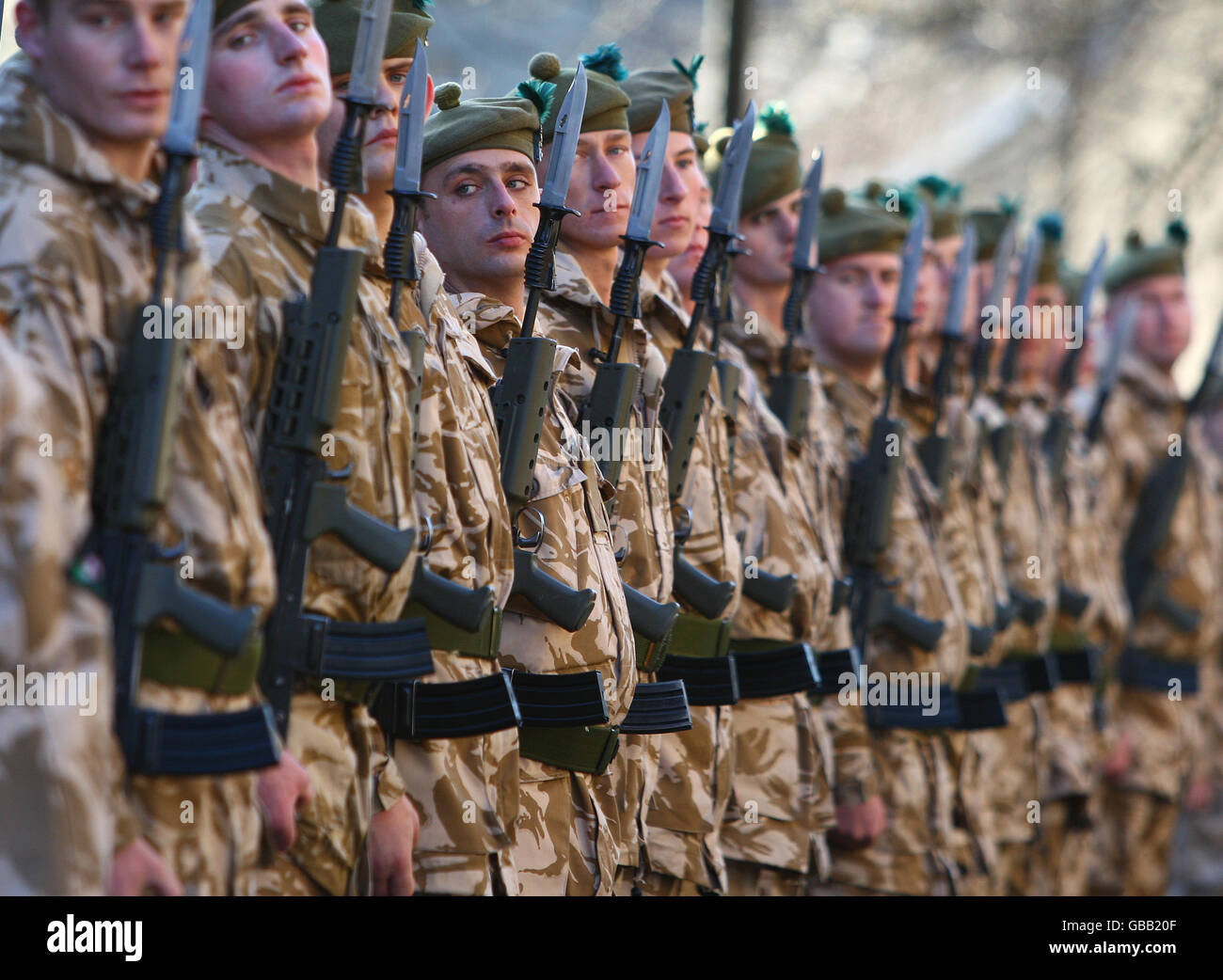 Argyll Sutherland Highlanders Parade High Resolution Stock Photography ...