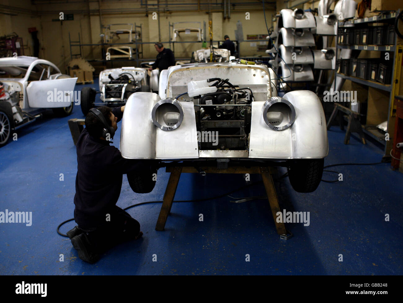 Stock - Morgan Car Factory Stock Photo - Alamy