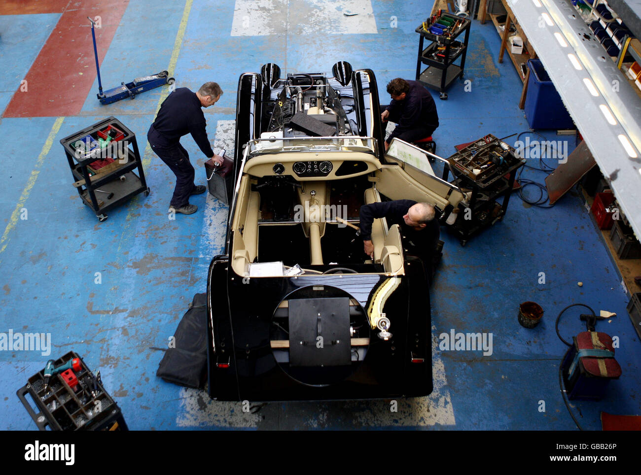 Stock - Morgan Car Factory Stock Photo - Alamy