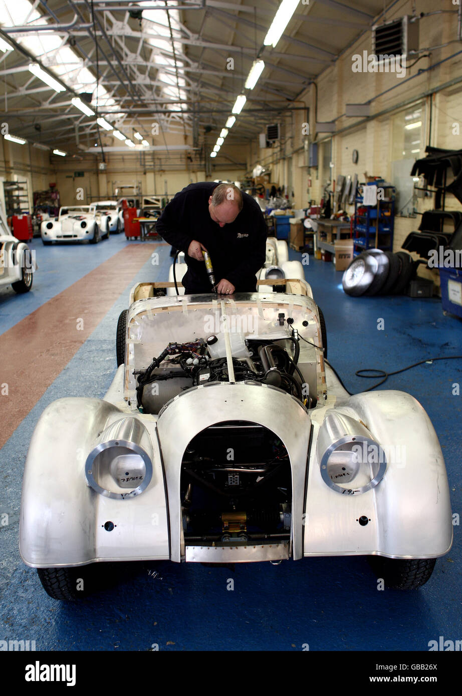 Stock - Morgan Car Factory Stock Photo - Alamy