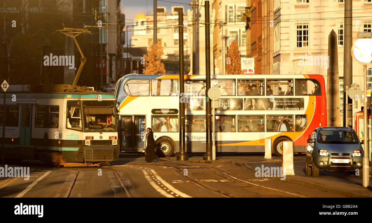 Congestion charge referendum in Manchester Stock Photo - Alamy
