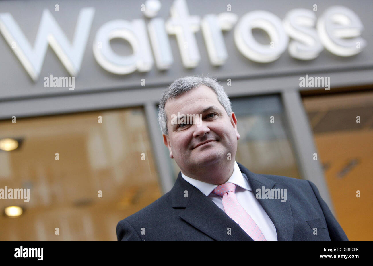 Waitrose Managing Director Mark Price outside the first Waitrose ...
