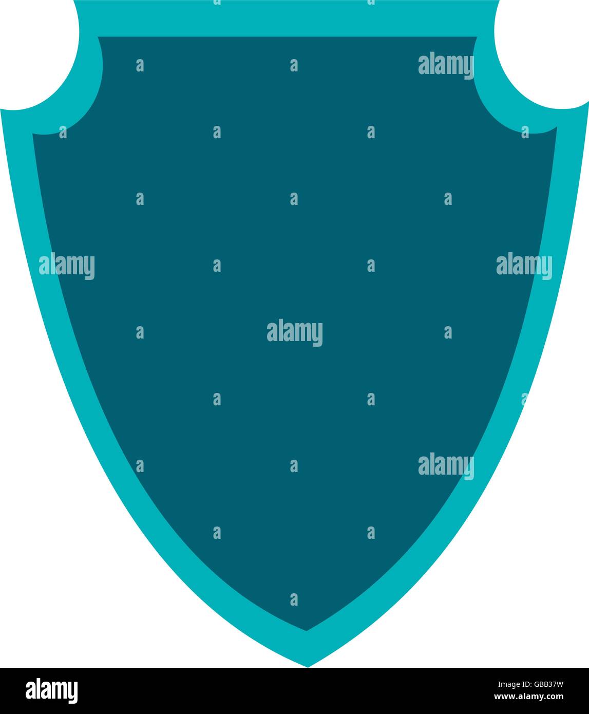 simple shield icon Stock Vector Image & Art - Alamy