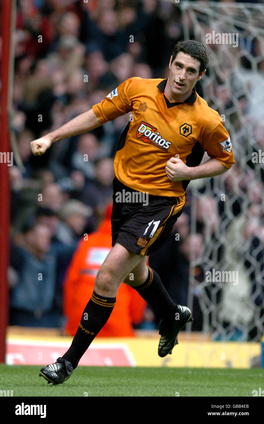Wolverhampton Wanderers' Mark Kennedy celebrates scoring Stock Photo ...