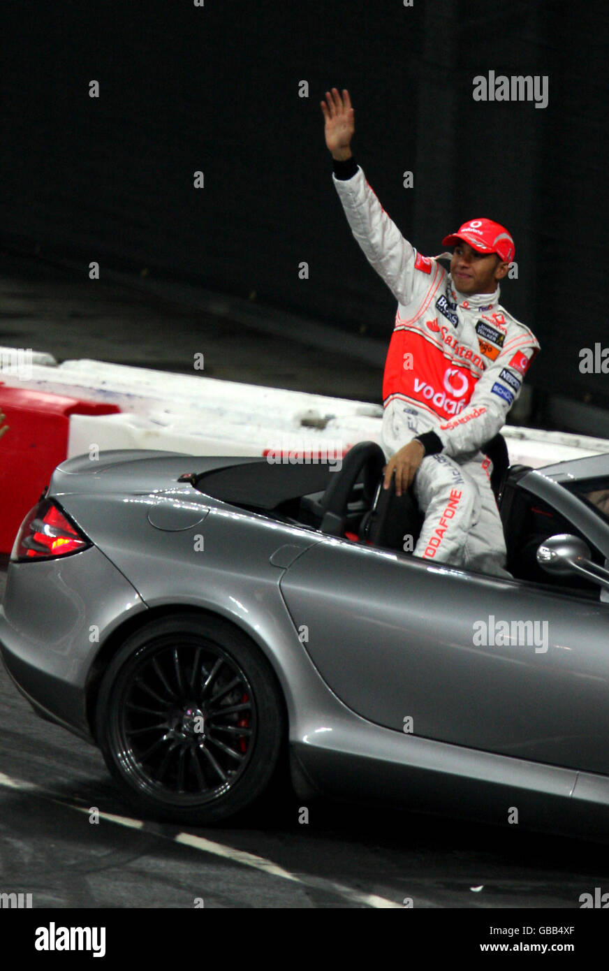 Lewis hamilton lap of honour hi-res stock photography and images - Alamy