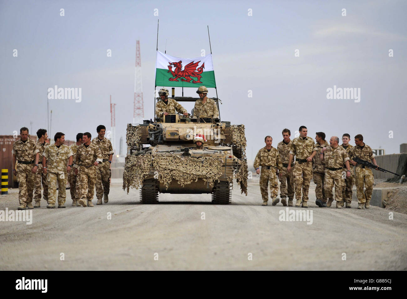 Welsh Cavalry in Afghanistan Stock Photo - Alamy