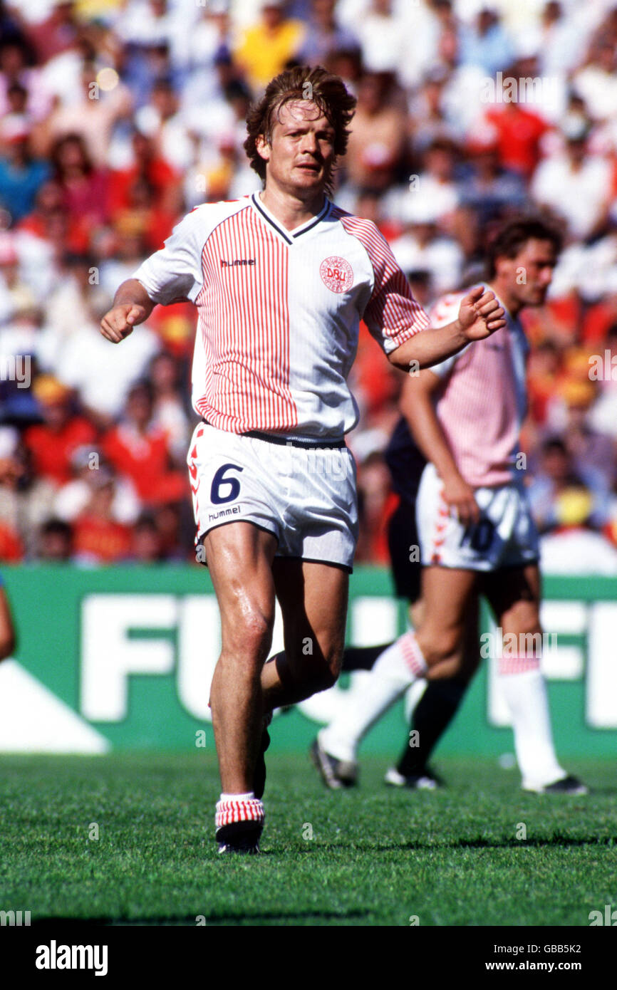 Soccer world cup mexico 86 second round denmark v spain hi-res stock ...