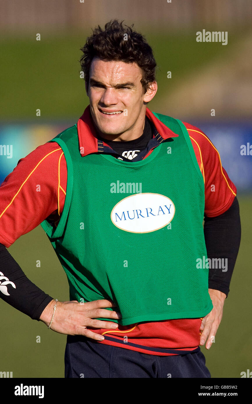 Max evans during training session at watsonians myreside stand pitch hi ...