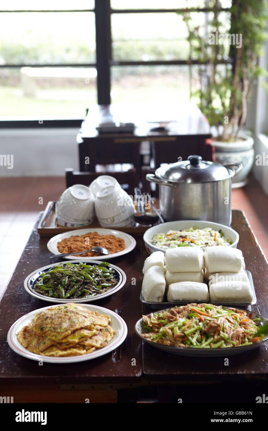 Lipin organic tea garden hostel Stock Photo - Alamy