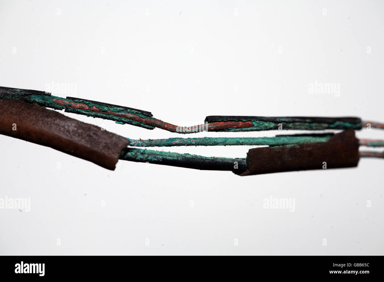 Defective electrical wiring in a house in SW London. PRESS ASOCIATION ...