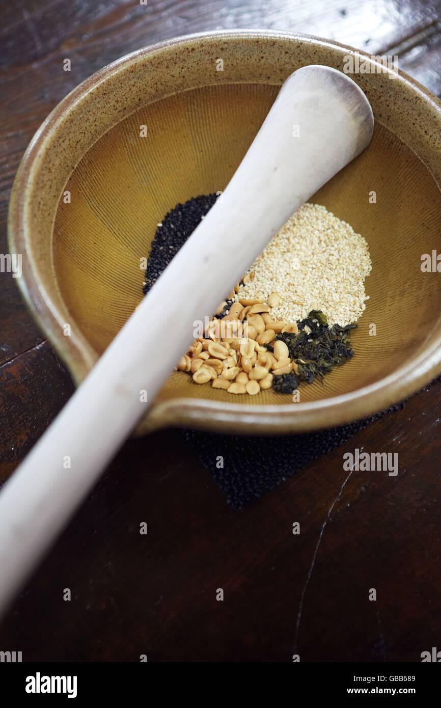 Lipin organic tea garden hostel Stock Photo - Alamy