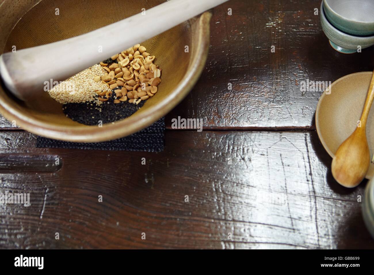 Lipin organic tea garden hostel Stock Photo - Alamy