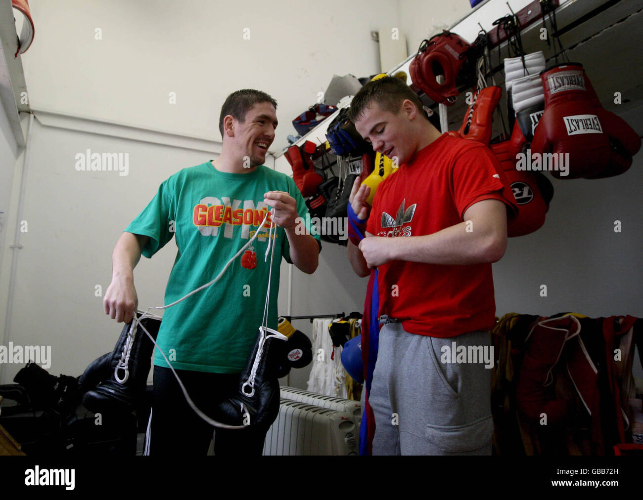 Boxer Frankie Gavin (right) where he is now trained by former World ...