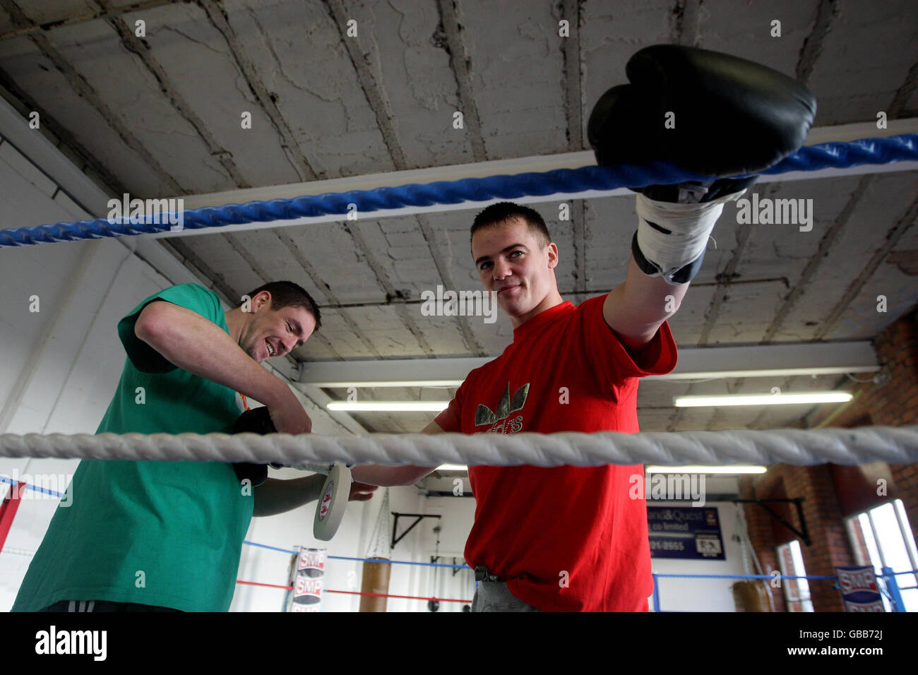 Boxer Frankie Gavin (right) where he is now trained by former World ...
