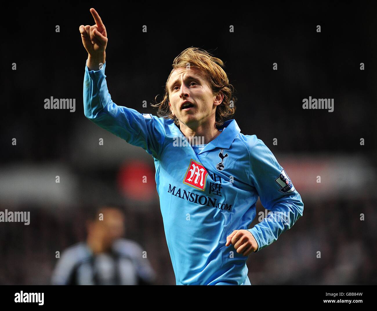 Tottenham hotspurs luka modric his sides goal of the game hi-res stock ...