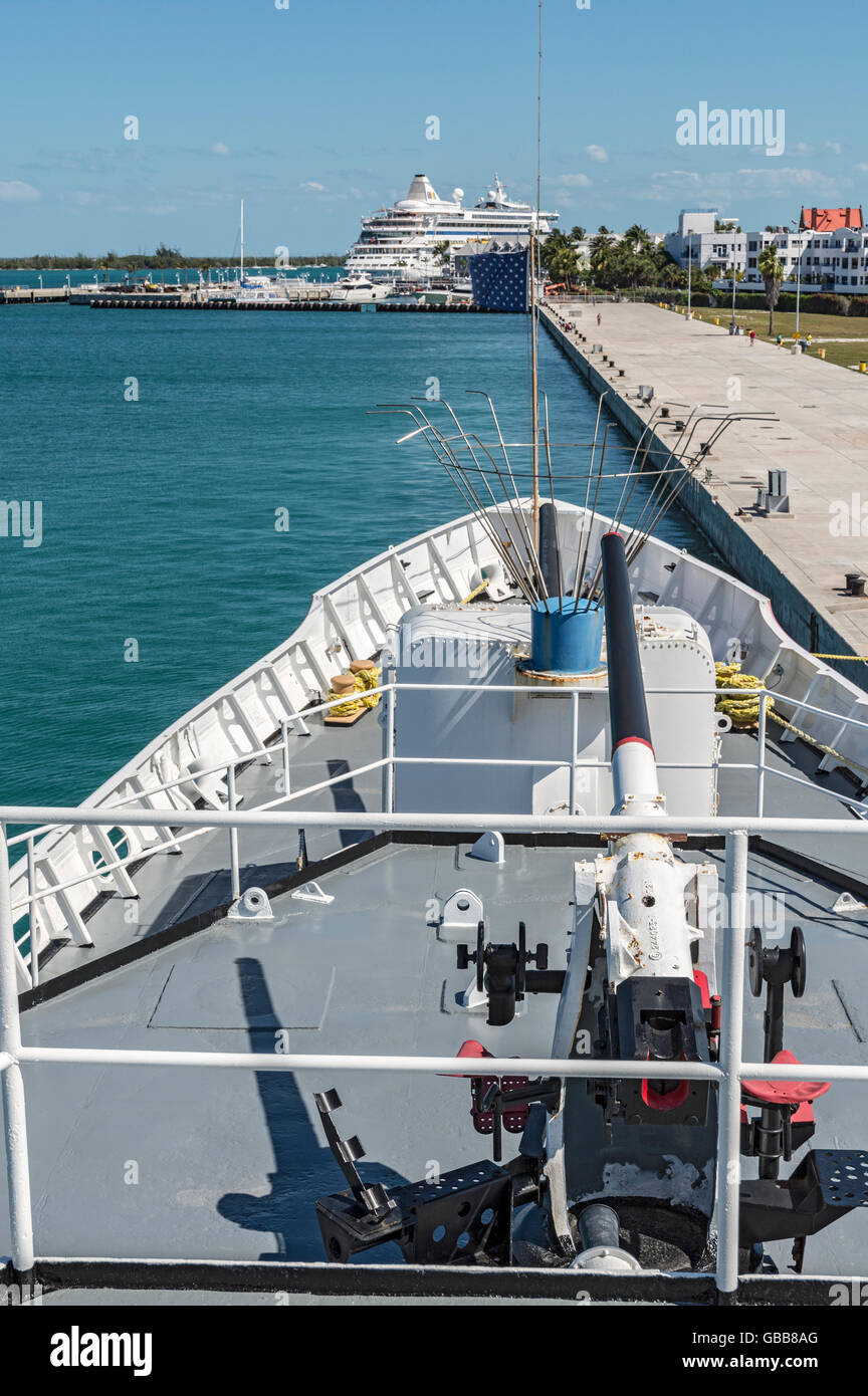 Florida, Key West, US Coast Guiard Cutter, USCGC Ingham Memorial Museum ...