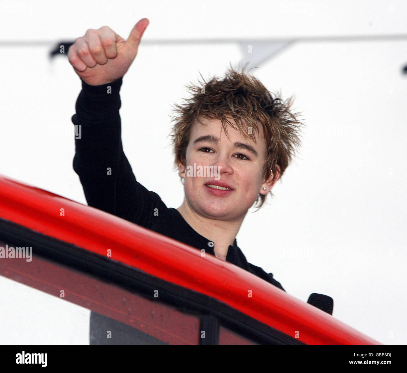 X Factor finalist Eoghan Quigg homecoming Stock Photo - Alamy