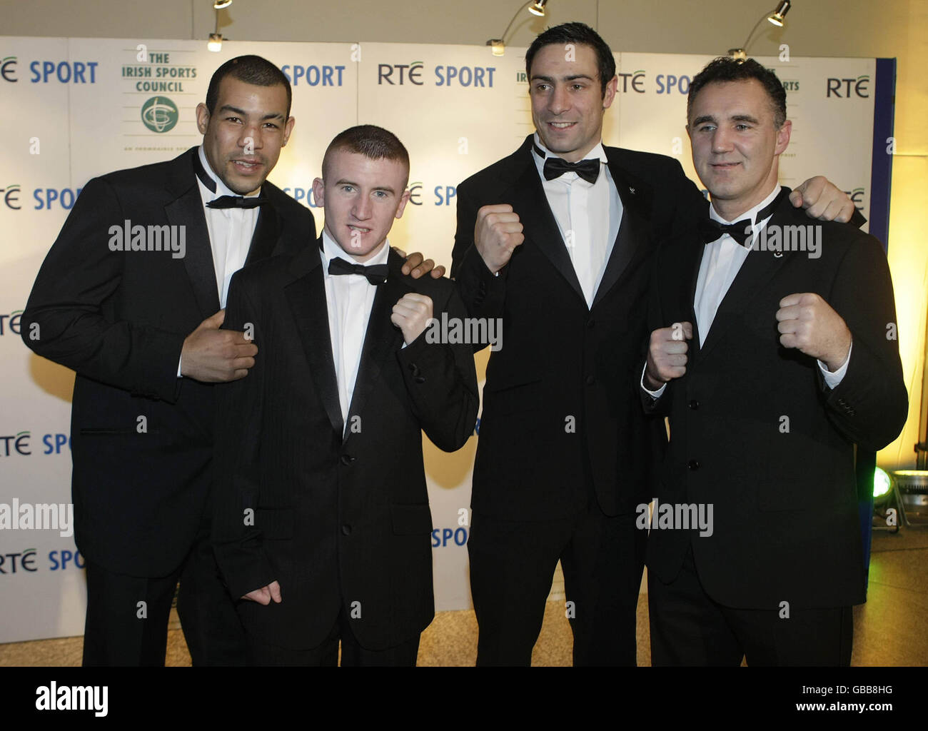 Left right olympic medal winning boxers darren sutherland hi-res stock ...