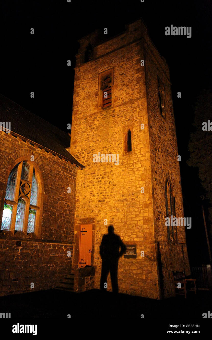 A vigil is held at Tundergarth Church, near Lockerbie in Scotland, to ...