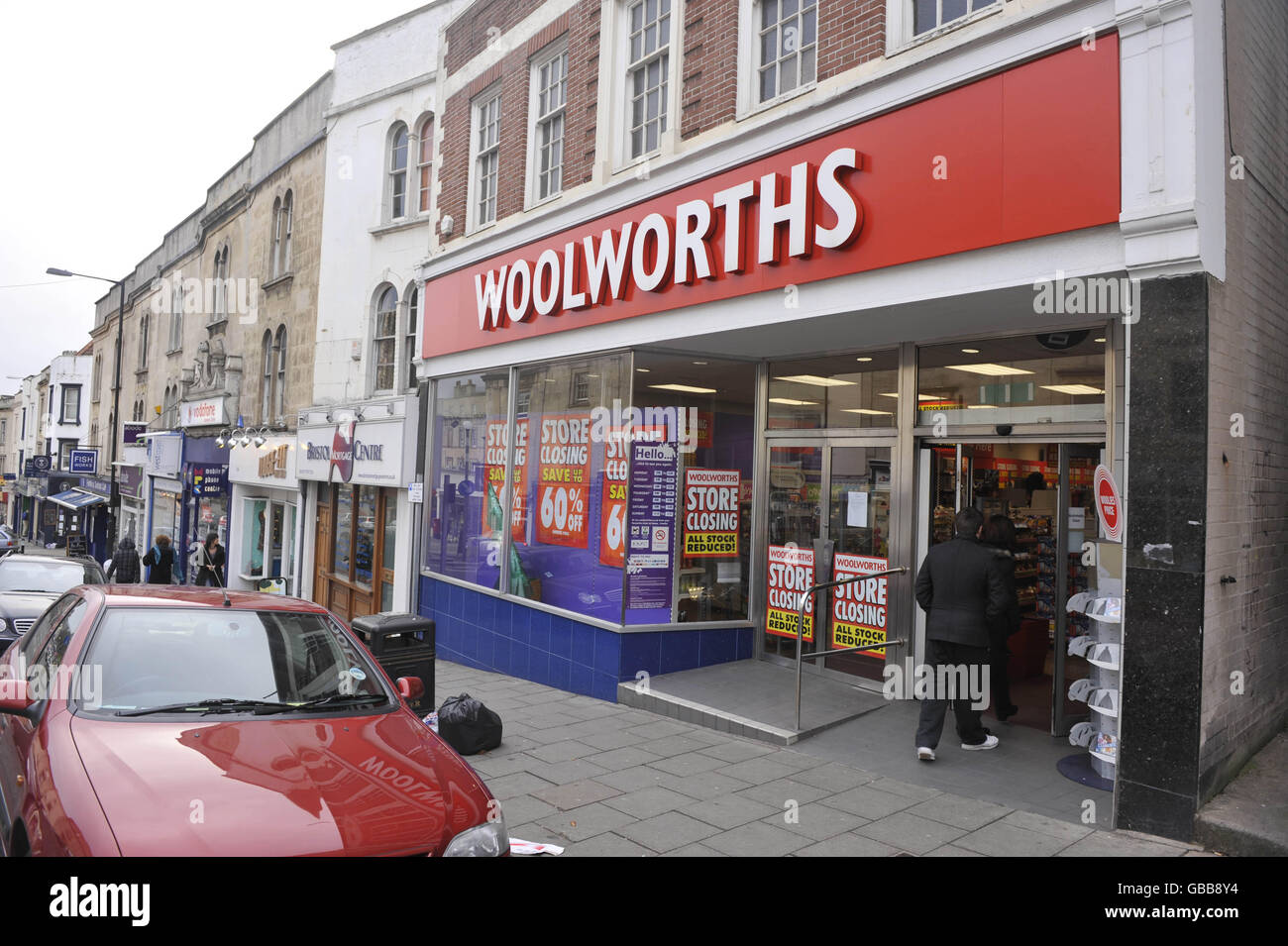 Woolworths store. 140a Whiteladies Rd, Bristol, Avon, BS8 2RU Stock ...