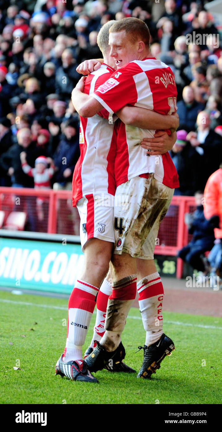 Charlton Athletic's Nicky Bailey celebrates scoring his second goal ...