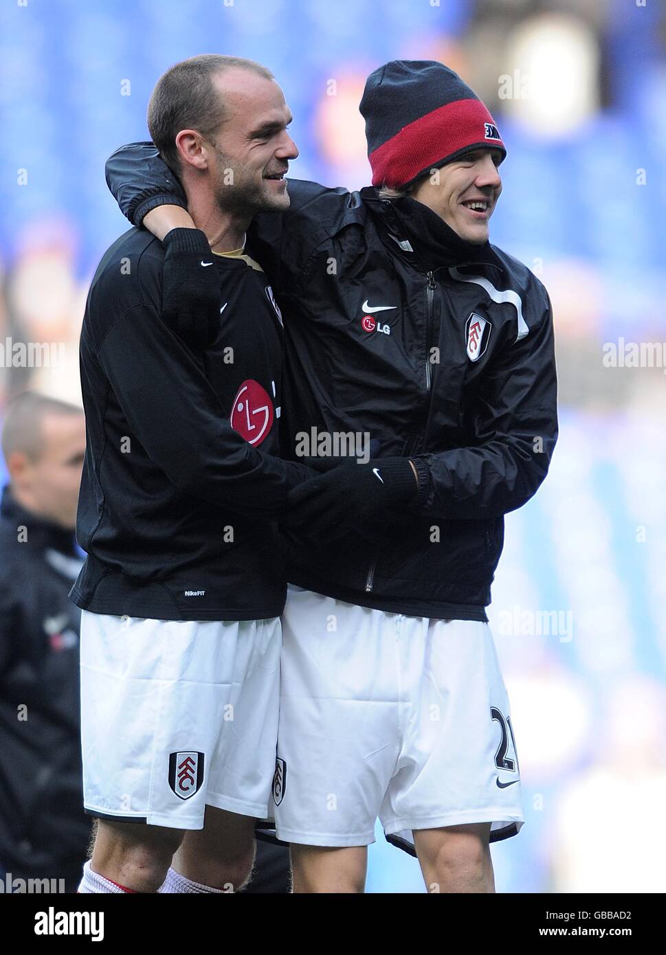 Fulhams jimmy bullard l and danny murphy hi-res stock photography and ...