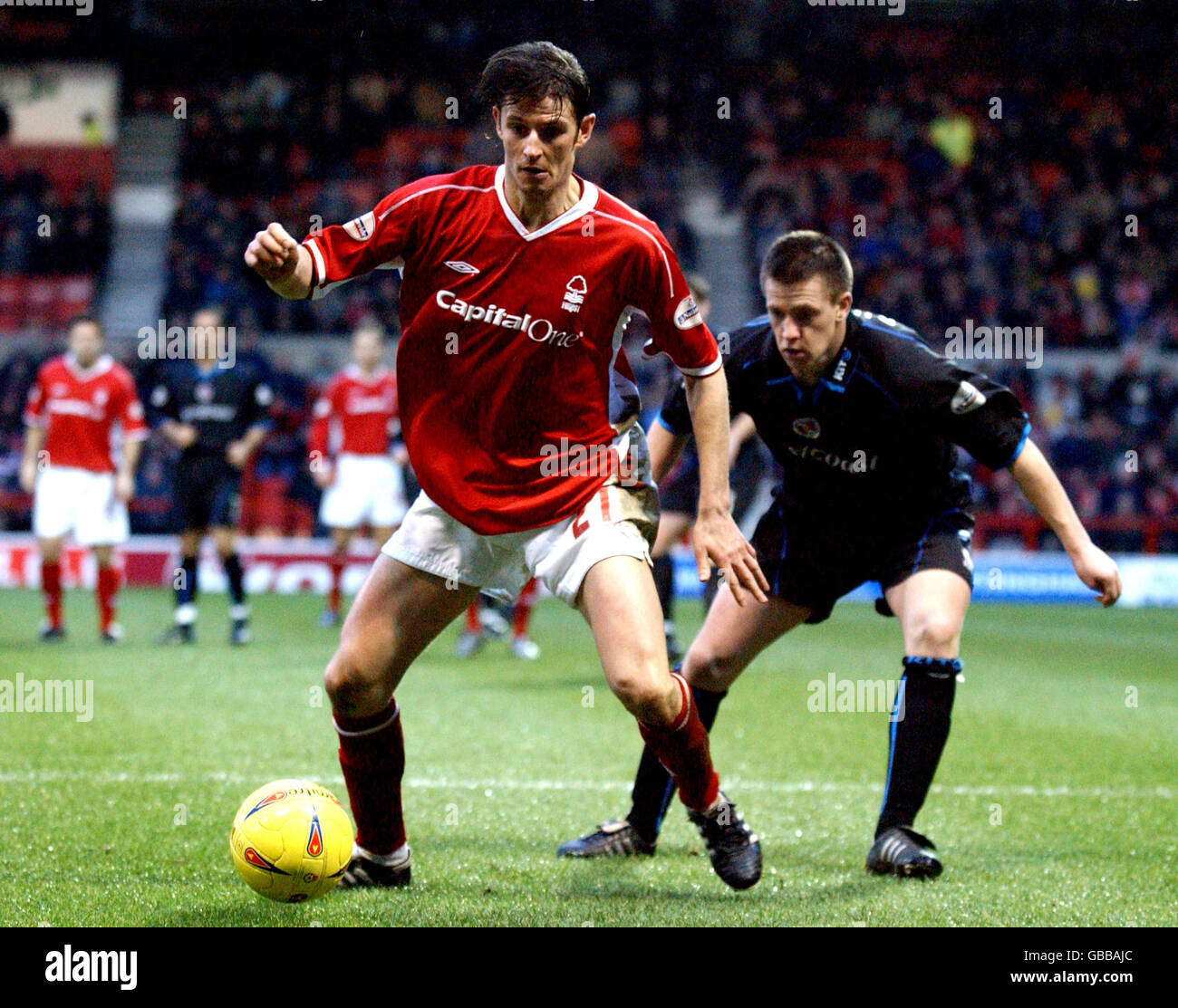 Nottingham forests danny sonner shields ball hi-res stock photography ...