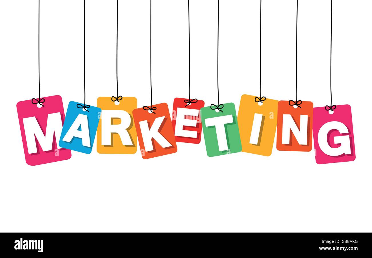 Vector colorful hanging cardboard. Tags - marketing Stock Vector Image ...