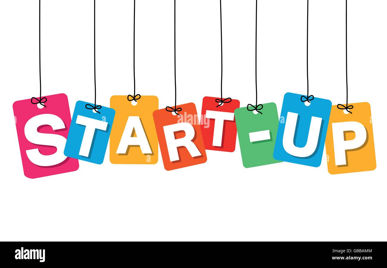 Vector colorful hanging cardboard. Tags - start-up Stock Vector Image ...